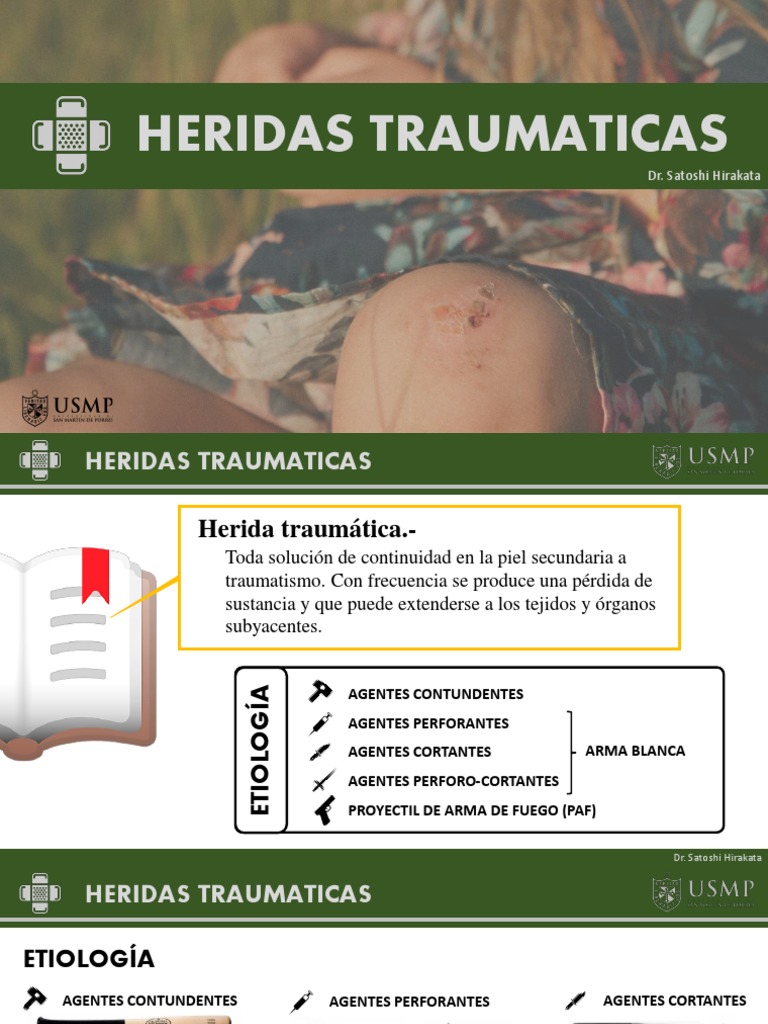 1 Heridas Traumáticas, Quirúrgicas e Infecciones Quirúrgicas | PDF | Herida | Medicina