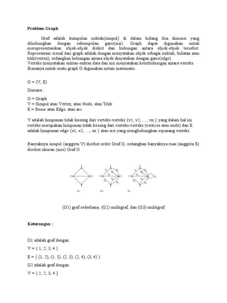 Contoh Tugas Problem Graph | PDF