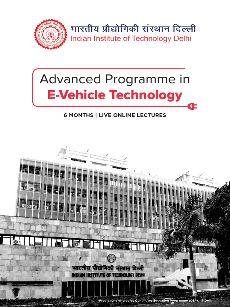 Iit D Ev Brochure Pdf Battery Charger Electric Vehicle
