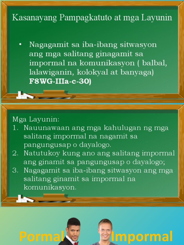 Presentation 1 Impormal Na Wika (Autosaved) | PDF