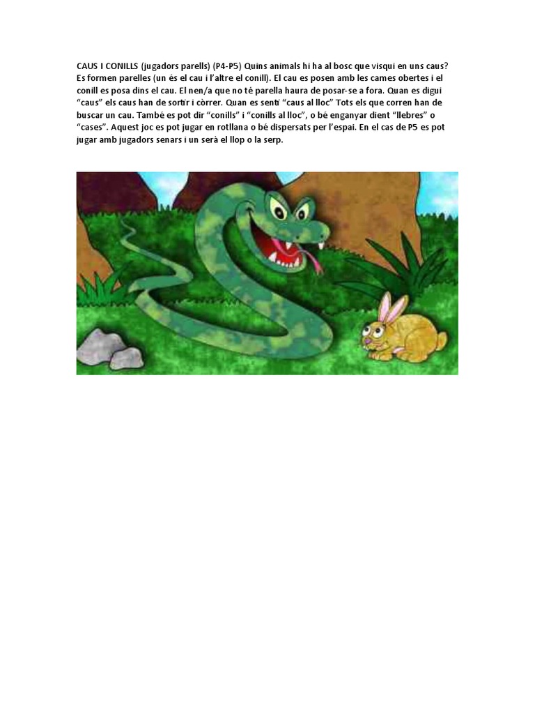 Psicomotricitat I Ed Física CAUS I CONILLS | PDF