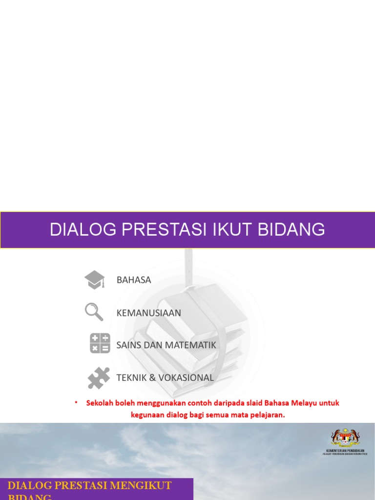 Template Dialog Mengikut Subjek | PDF