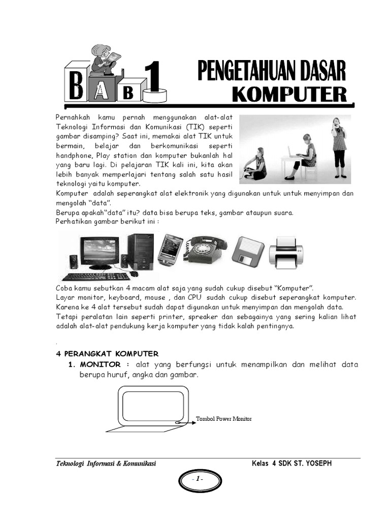 Modul Tik Kelas 4 | PDF