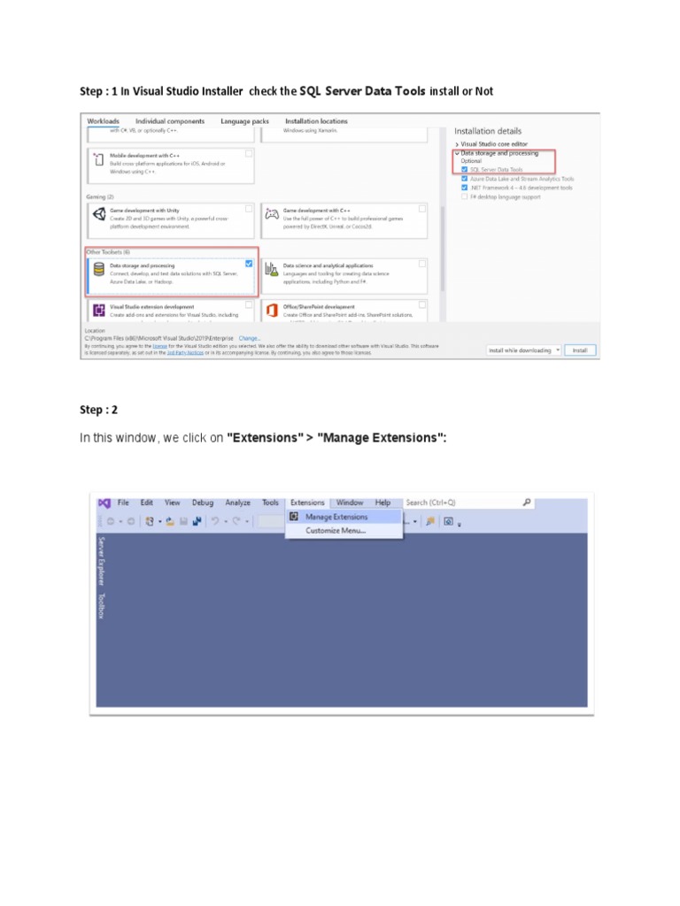 SSRS Install Step by Step | PDF | Computers