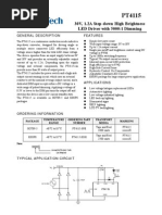 PT4115 LED Step-Down | PDF | Inductor | Capacitor