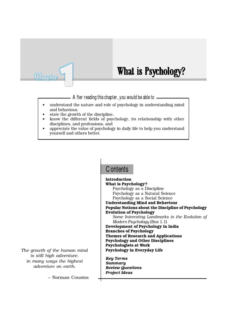 Handbook of Psychology | PDF | Mind | Psychology