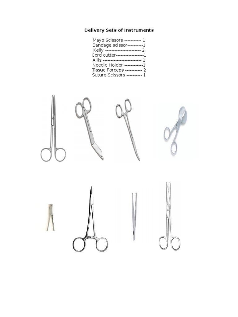 Delivery Sets of Instruments | PDF | Home & Garden | History