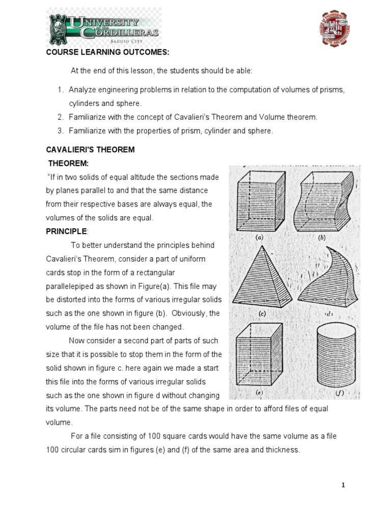 Volume of Prism, Cylinder and Sphere | PDF | Teaching Methods & Materials