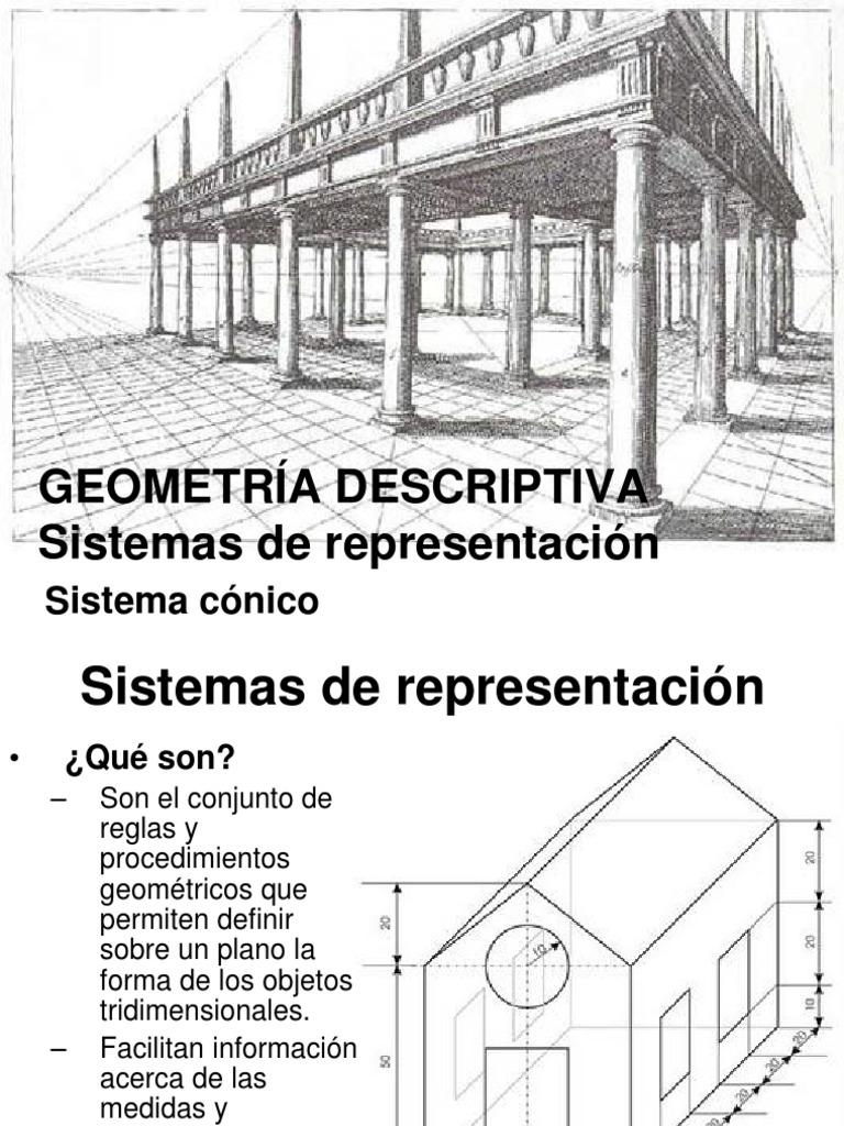 Unidad 6 Perspectiva Conica | PDF | Perspectiva (Gráfica) | Geometria ...