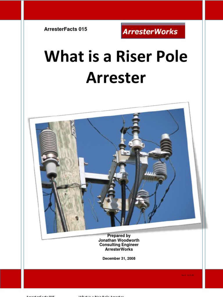 Riser Pole Arrester | Cable | Componentes