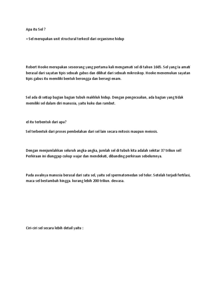 Apa Itu Sel-WPS Office | PDF