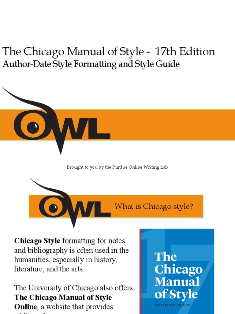 Chicago Manual of Style 17th Edition Guide | PDF | Citation | Written ...