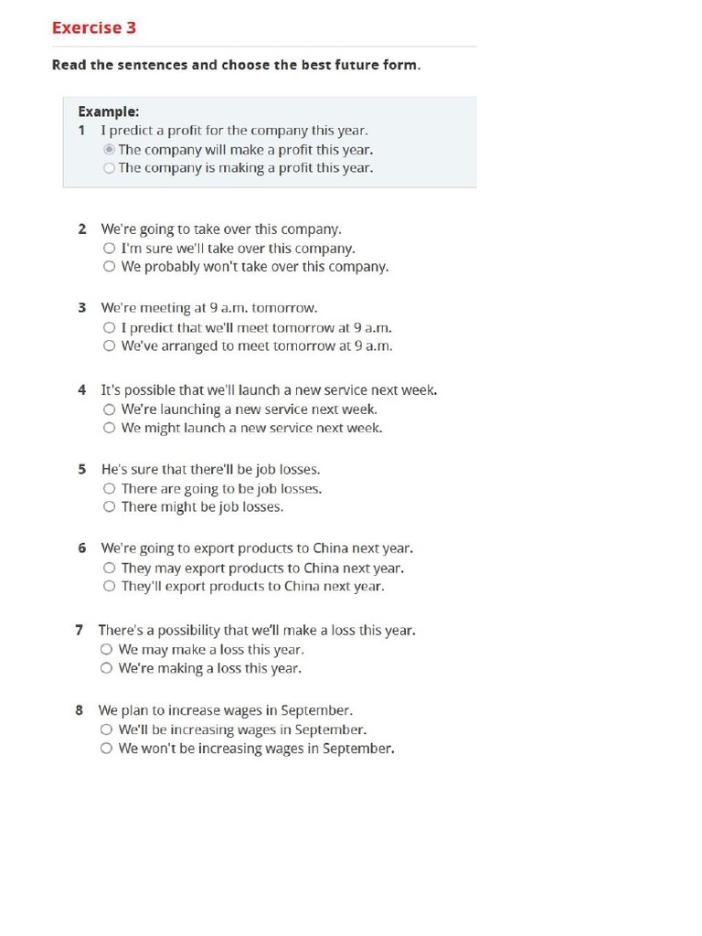 ROADMAP B1 + UNIT 5 P. 39 Future Forms | PDF