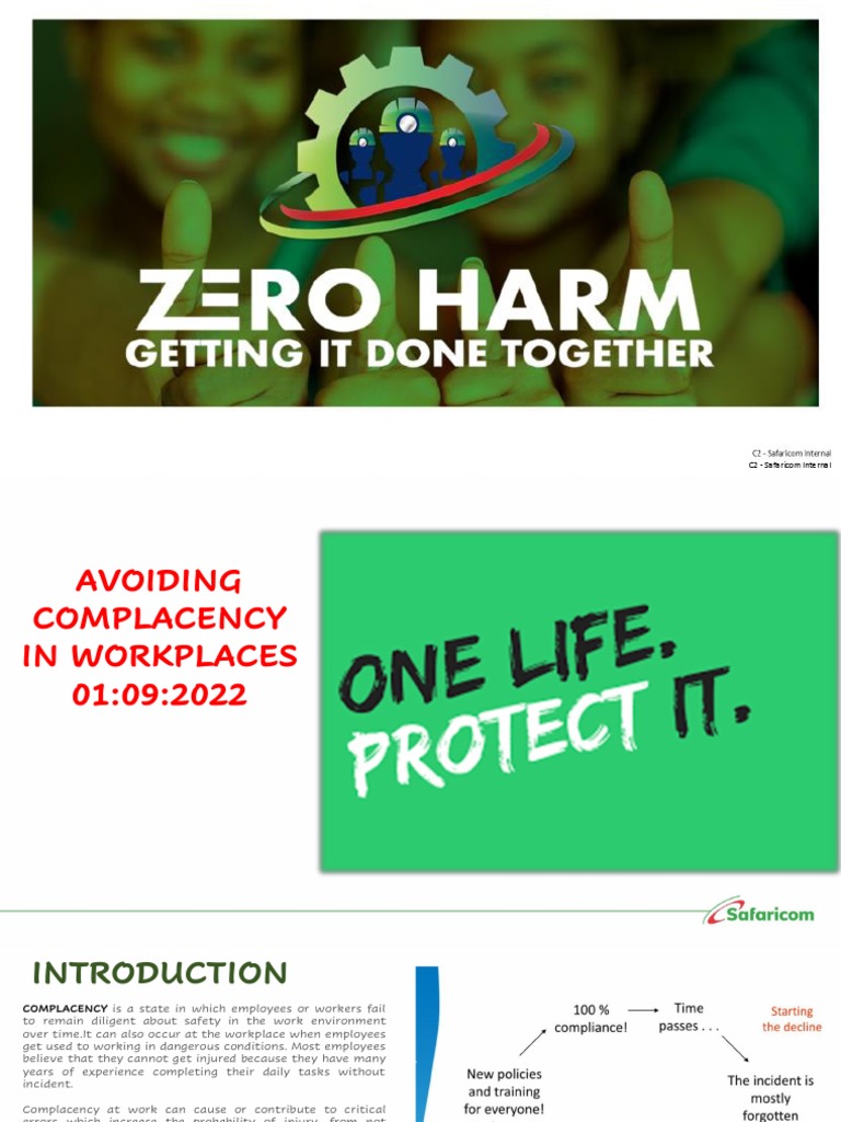 Avoiding Complacency in Work Places | PDF | Occupational Safety And ...