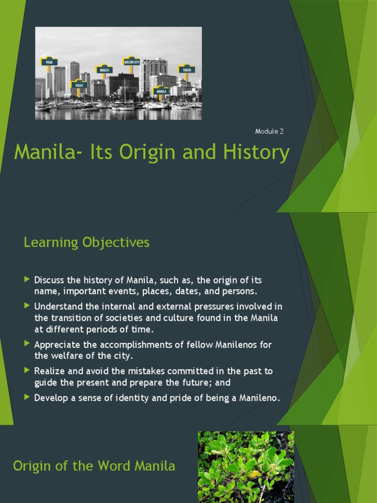 Origin of The Word Manila | PDF | Manila