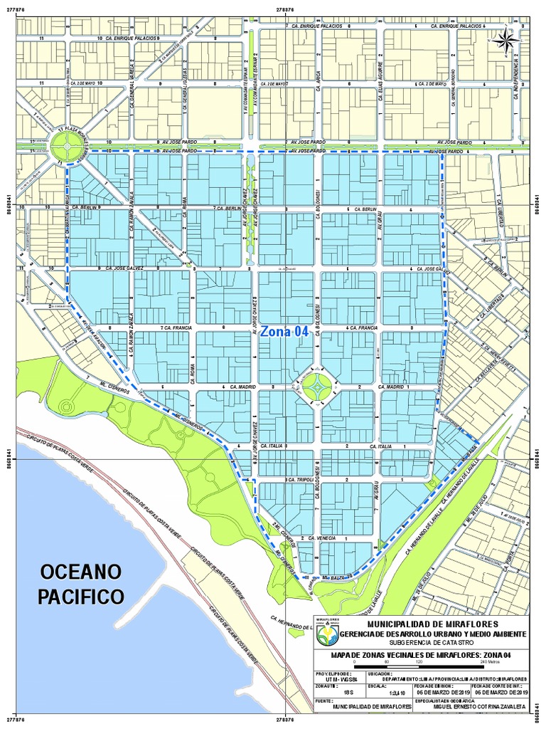 Mapa Sector 4 - Miraflores | PDF