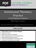 Good Pharmacy Practice (GPP) Guidelines | PDF | Pharmacy | Pharmacist