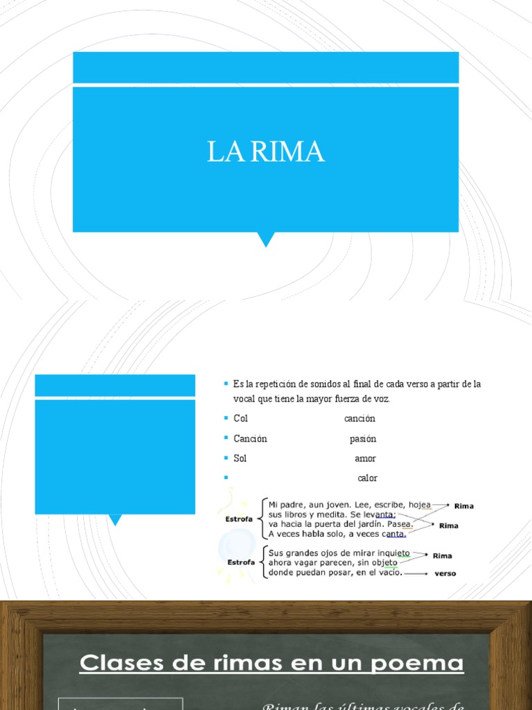 Ejercicios de Rima para Primaria | PDF