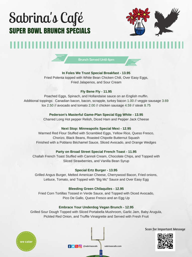 Brunch Menu Sabrina's Cafe | PDF | Sausage | European Cuisine