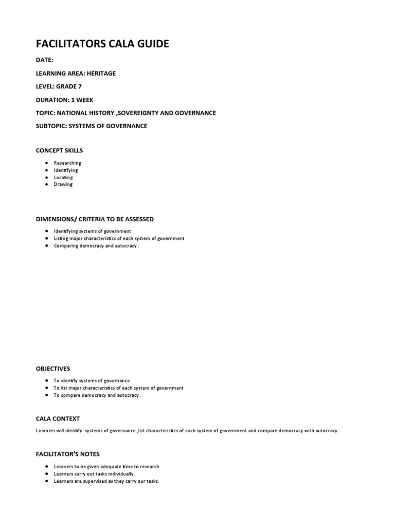 Heritage Systems of Government Set 4 | PDF | Learning | Neuroscience