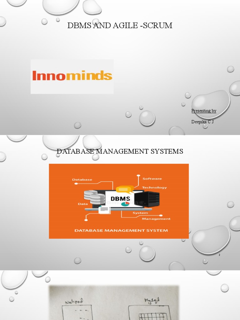DBMS and AGILE -SCRUM | PDF | Databases | Scrum (Software Development)