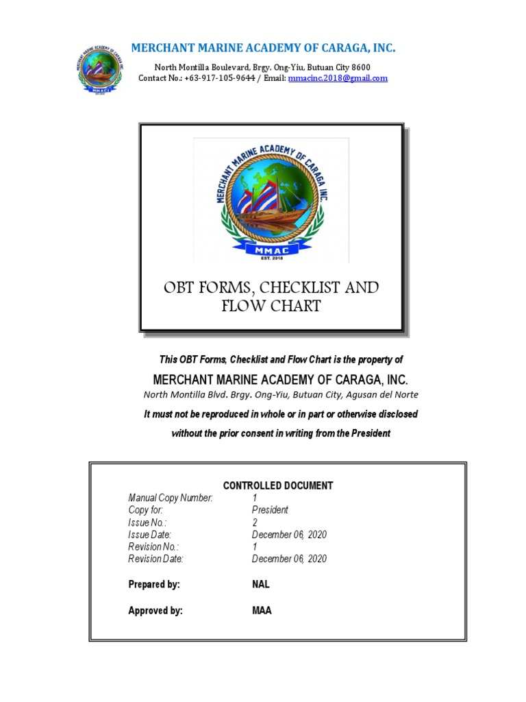 Mmaci - Obt Forms and Checklist | PDF | Notary Public | Signature