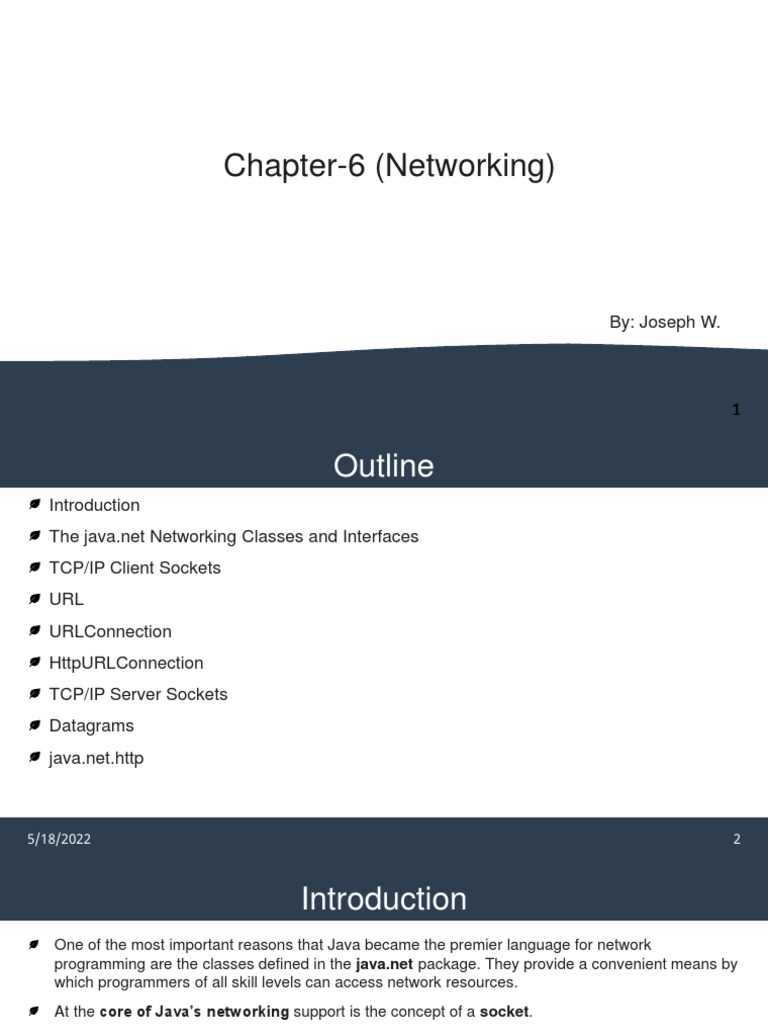 Chapter 6 Networking Pdf Network Socket Internet Protocol Suite