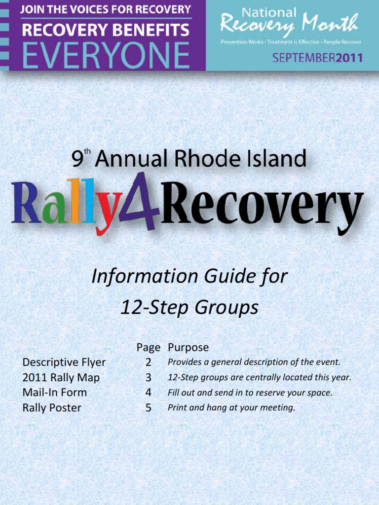 Information Guide For 12-Step Groups | PDF