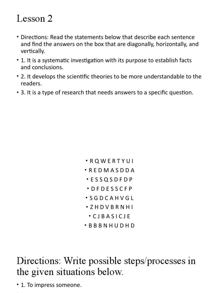 WK 1 PR1 Lesson 2 | PDF | Experiment | Intellectual Property