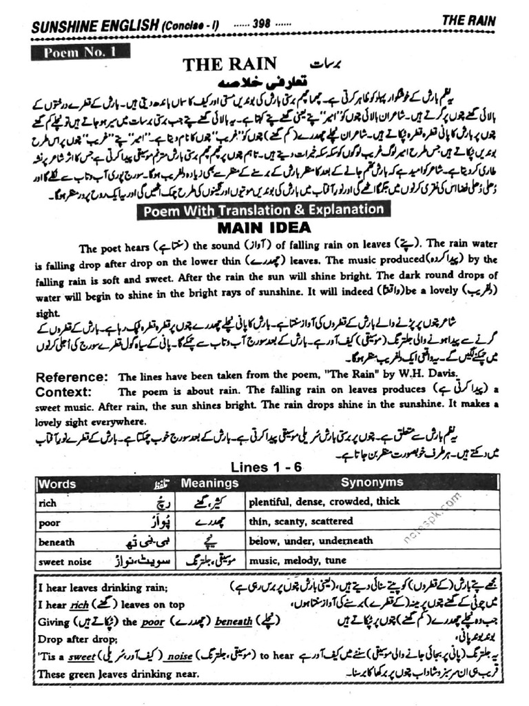 1st English Poem 01-02 - Compressed | PDF | Mail