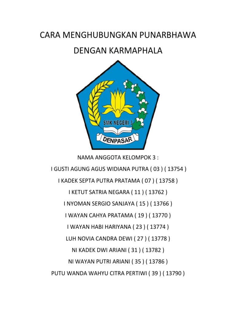 Hubungan Punarbhawa dan Karmaphala | PDF