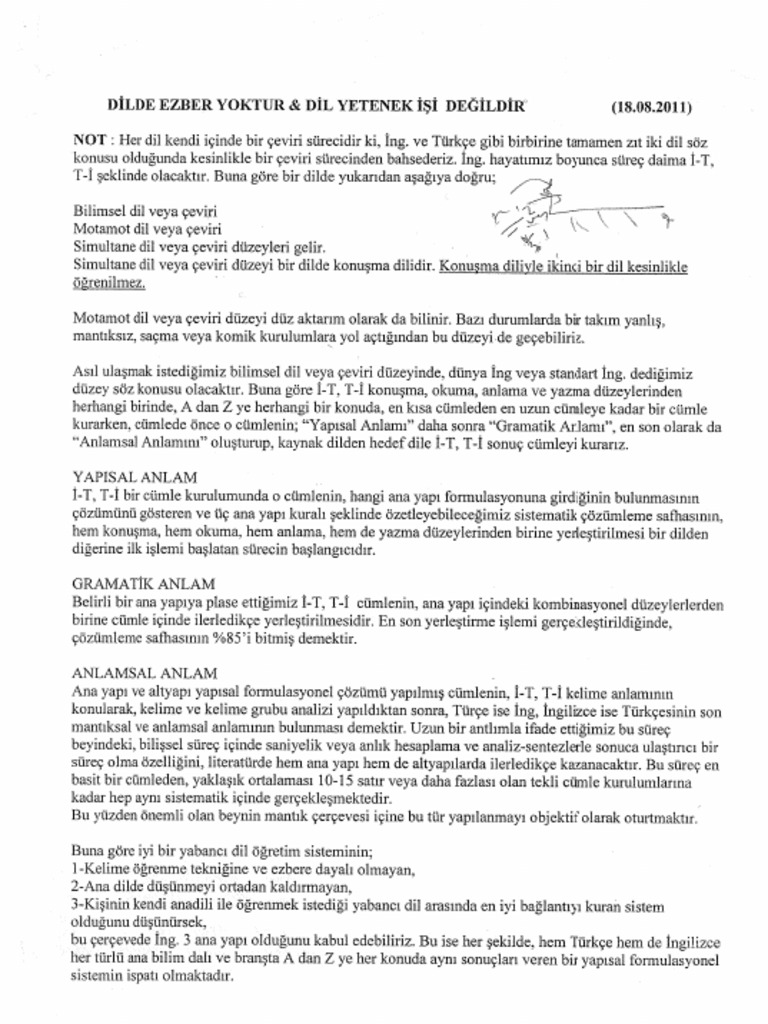 Mustafa Ozay-Ders Notlari | PDF