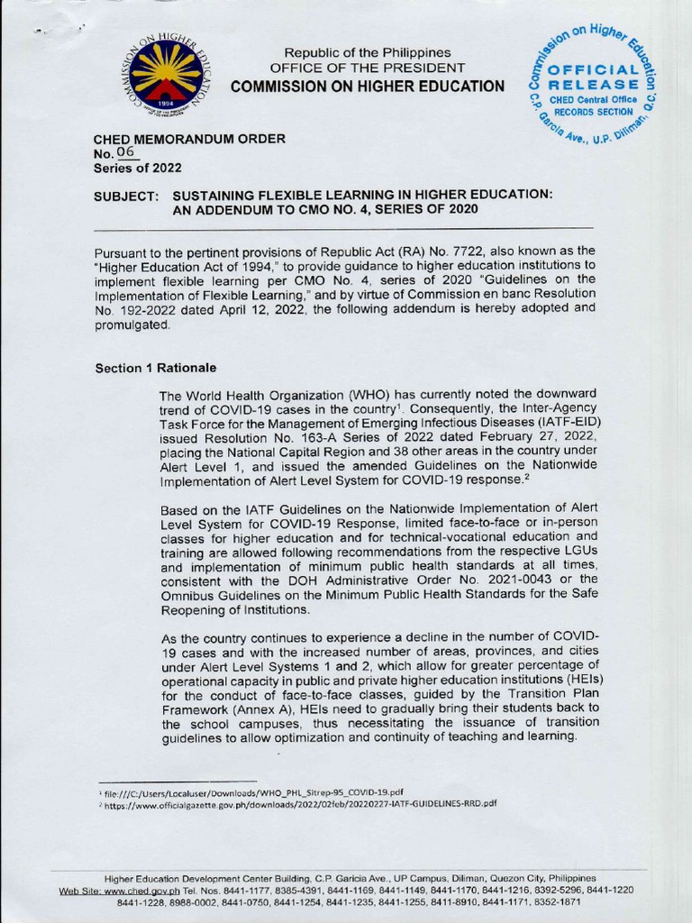 Cmo No - 6 S. 2022 | PDF