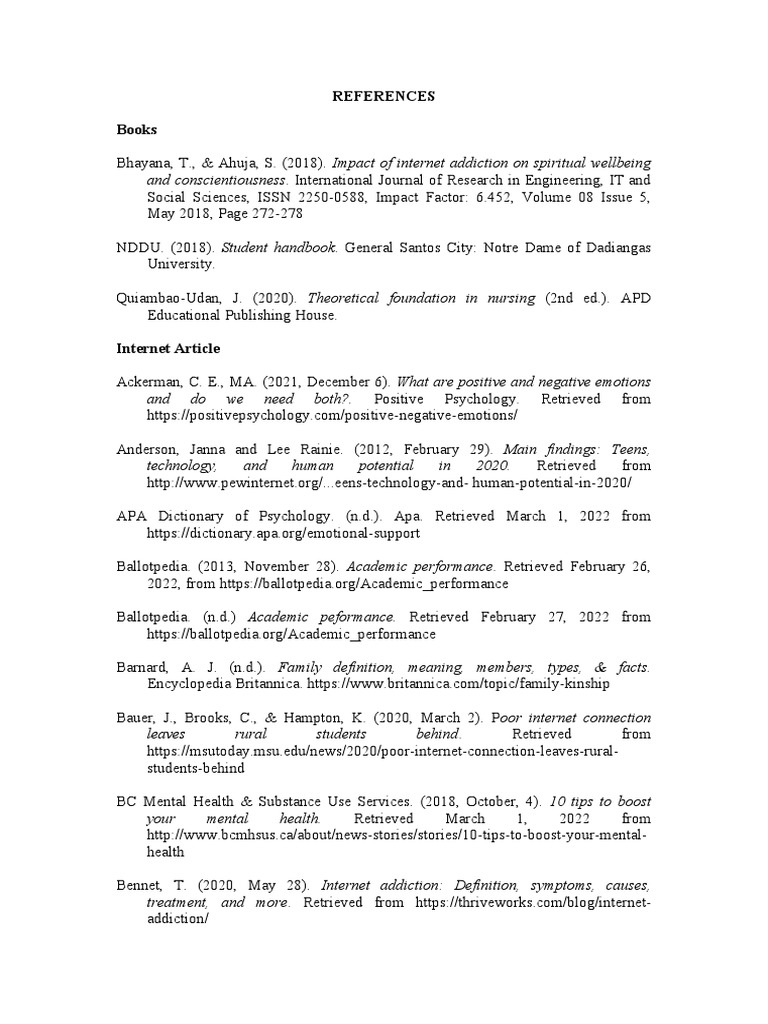 New Reference | PDF | Mental Health | Mental Disorder