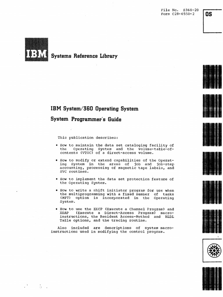 IBM System 360 Programmers Guide | PDF | Software | Information ... IBM System 360 Programmers Guide | PDF | Software | Information ...