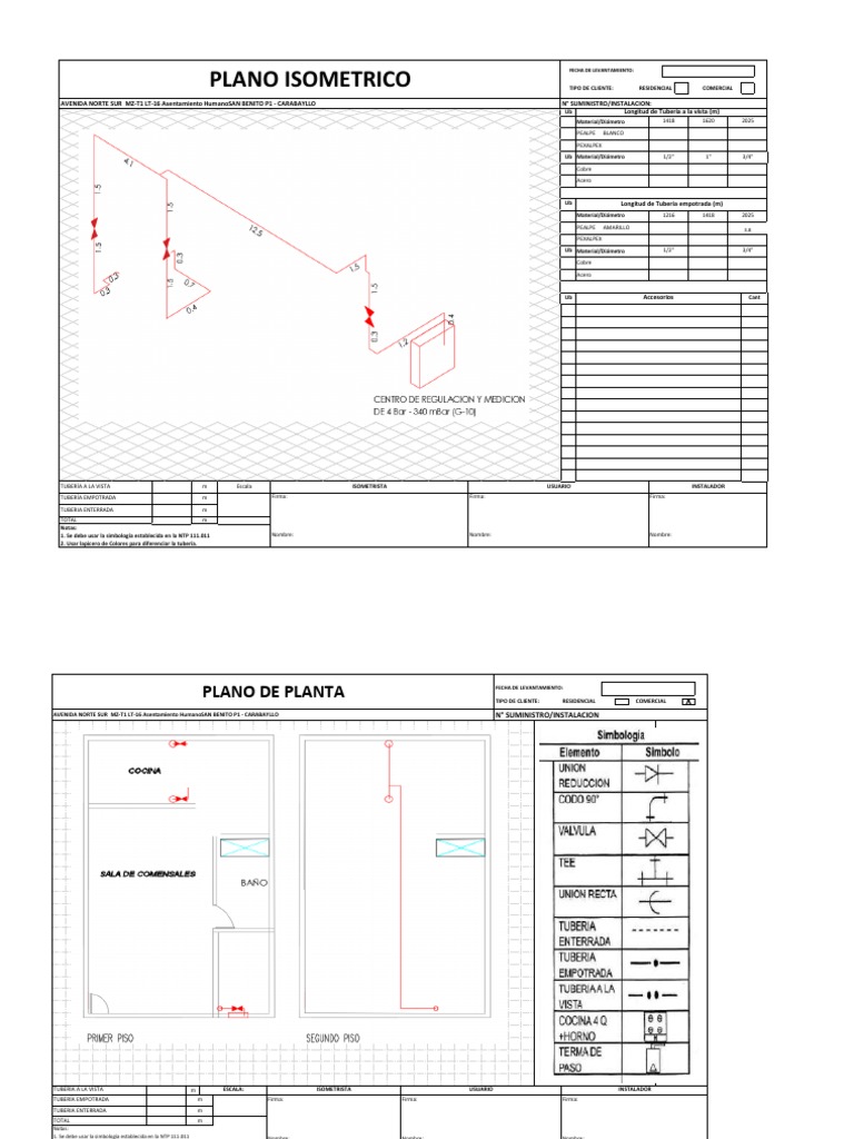 Plano Isometrico | PDF | Tubería (transporte de fluidos) | Bienes manufacturados