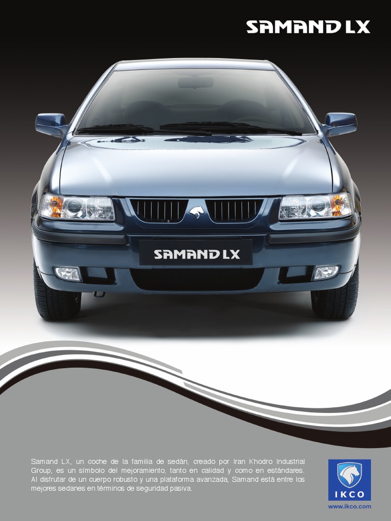 Samand LX Catalog (Spanish) | PDF | Vehículo de motor | Sedanes
