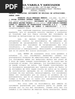 Objeta Documentos y Observacion A La Prueba. | PDF | Queja