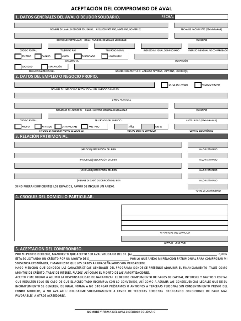 Carta Aval | PDF | Pagos