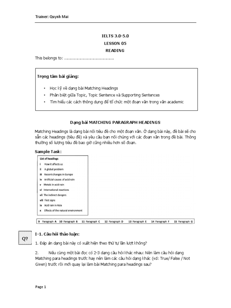 Lesson 5 Reading | PDF