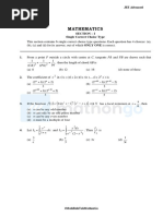 Math Quiz Bee Grade 4 | PDF | Fraction (Mathematics) | Multiplication