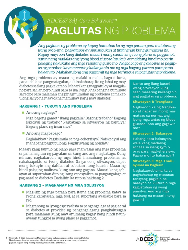 Adces7 Tagalog Problem Solving | PDF