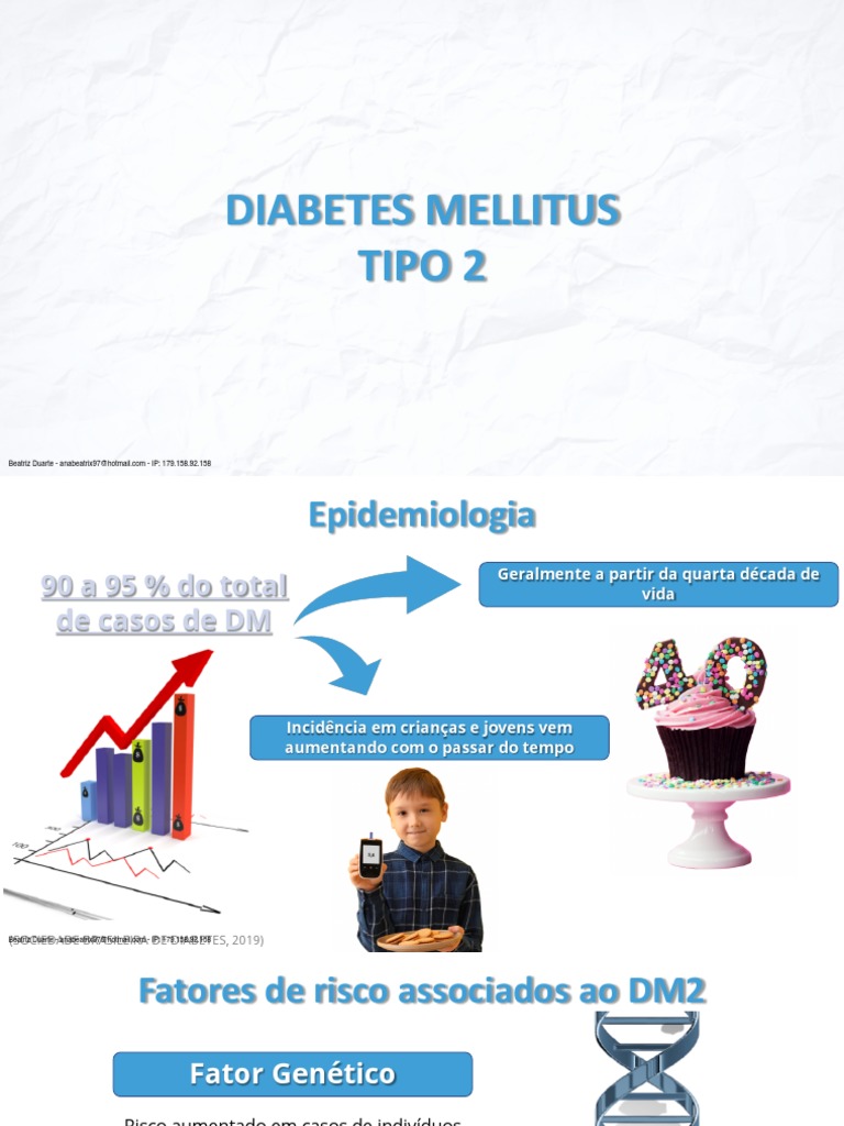 02 - Diabetes Mellitus Tipo 2 | PDF | Diabetes | Obesidade