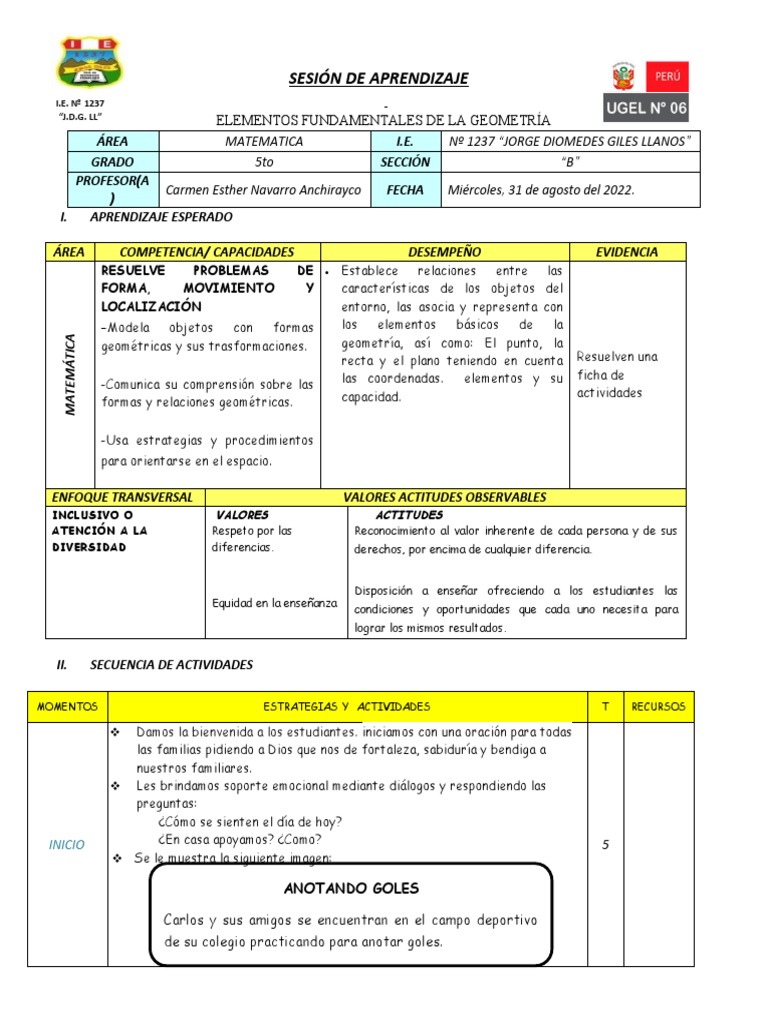Elementos Fundamentales De La Geometría Pdf Geometria Plana