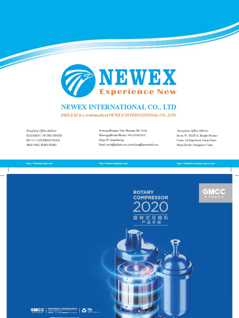 GMCC Rotary Compressor Catalogue | PDF | Energy Conservation ...