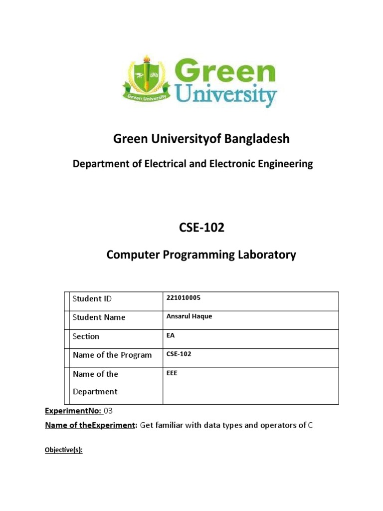 Shamim Reza (221010006) Lab 3 | PDF | C (Programming Language) | Software Development
