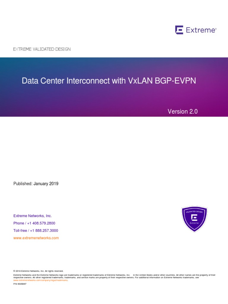 Simplified Evpn Vxlan | Download Free PDF | Computer Network | Routing