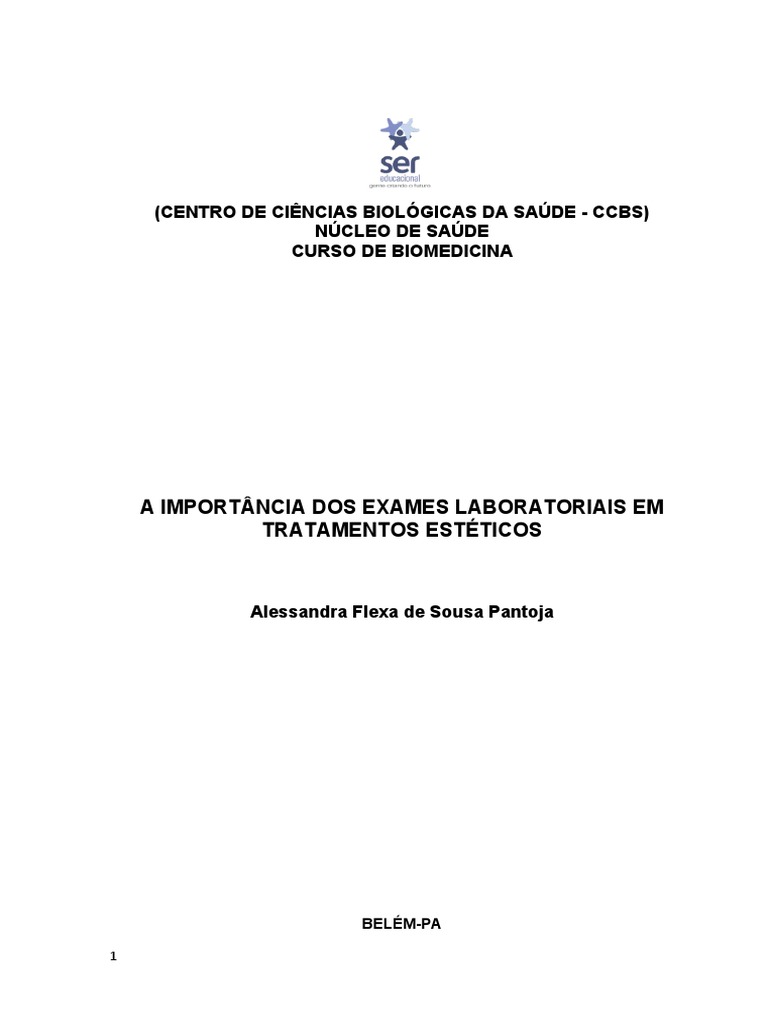 TCC II Biomedicina - Etapa II | PDF | Alanina transaminase | Colesterol