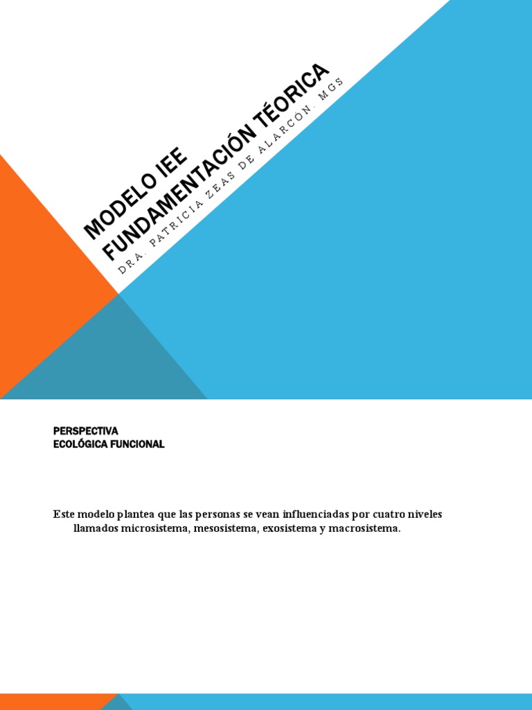 Modelo Iee | PDF | Inclusión (Educación) | Aprendizaje
