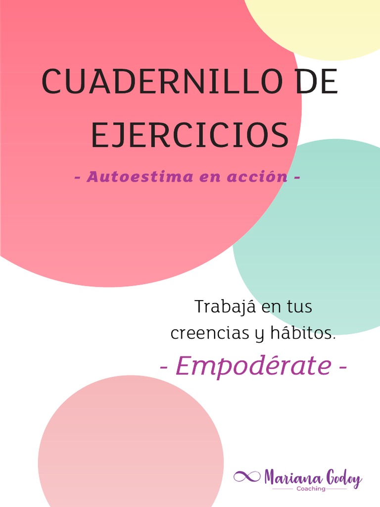 Cuadernillo de Ejercicios - Autoestima en Acción | PDF | Sicología